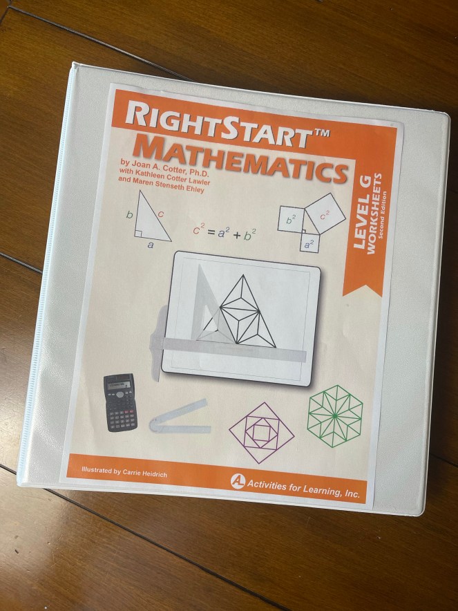 RightStart Math Level G Review – Homelife with Us